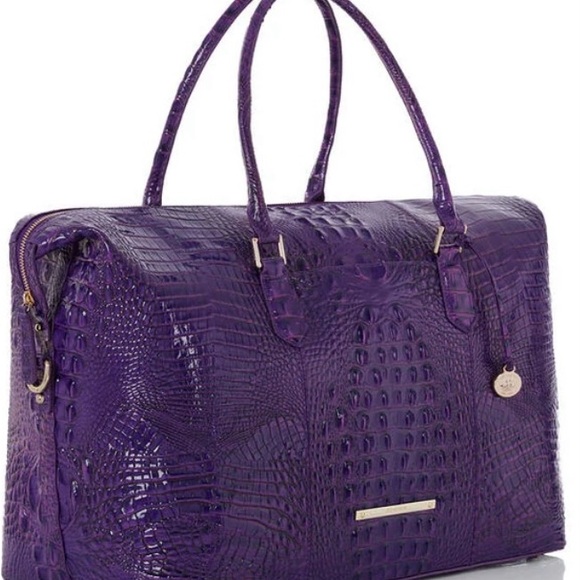 Brahmin | Bags | Brahmin Duxbury Weekender Royal Purple | Poshmark